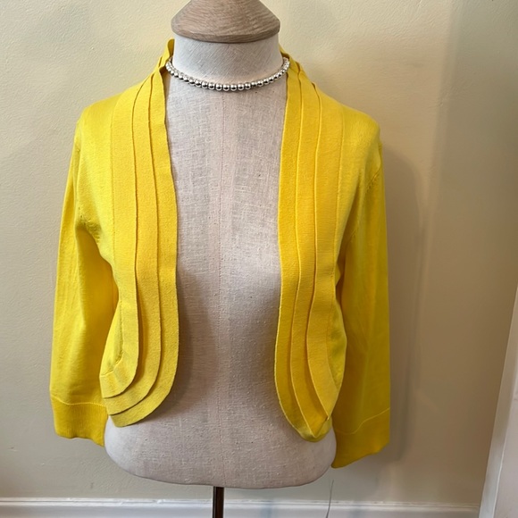 RNStudio | Sweaters | Chic Yellow Bolero Style Crop Sweater | Poshmark